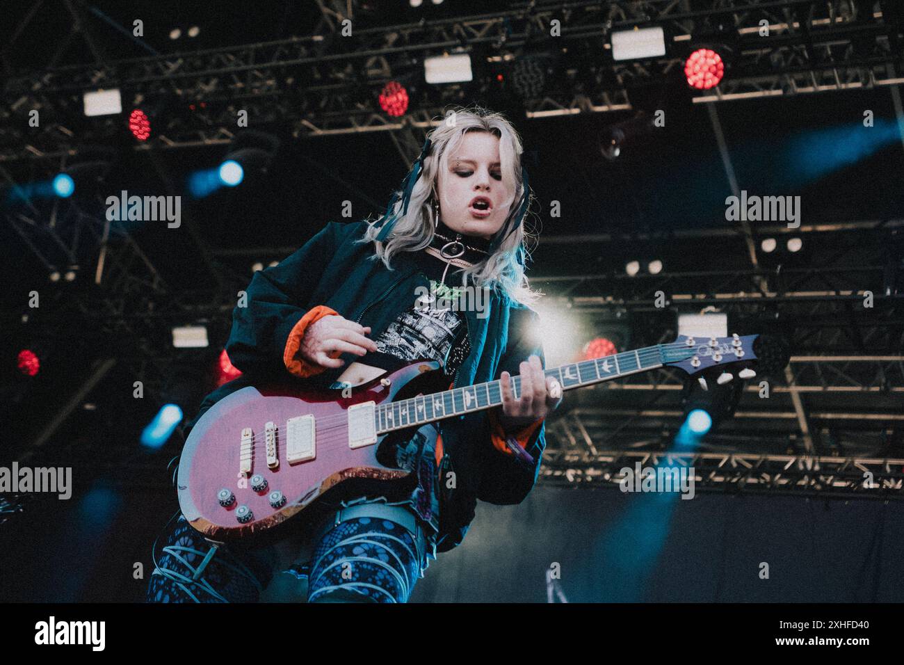 Copenhagen, Denmark. 20th, June 2024. The American singer DeathbyRomy ...