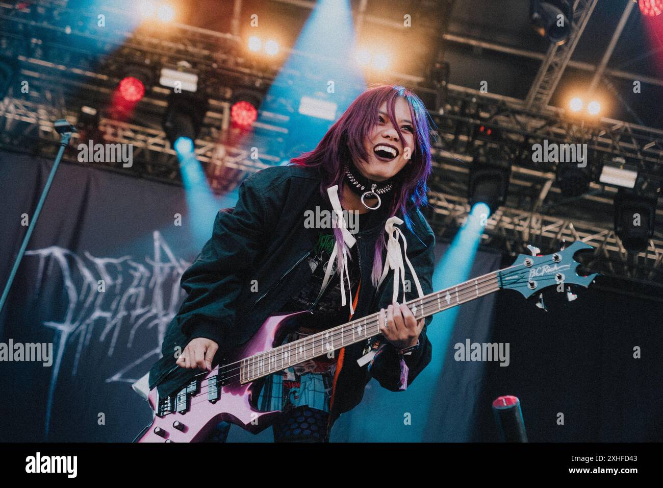 Copenhagen, Denmark. 20th, June 2024. The American singer DeathbyRomy ...