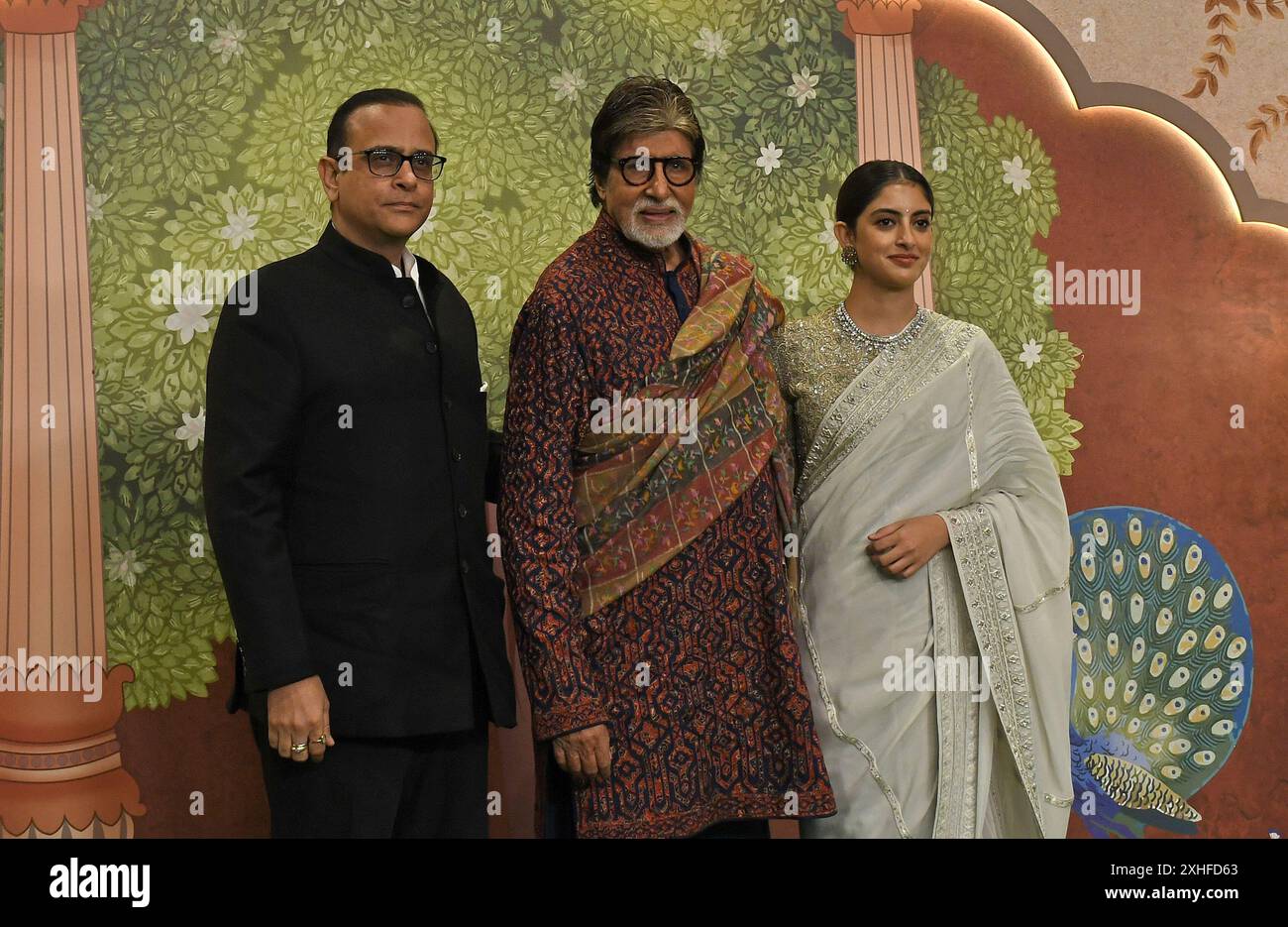 Mumbai, India. 13th July, 2024. L-R Industrialist Nikhil Nanda ...