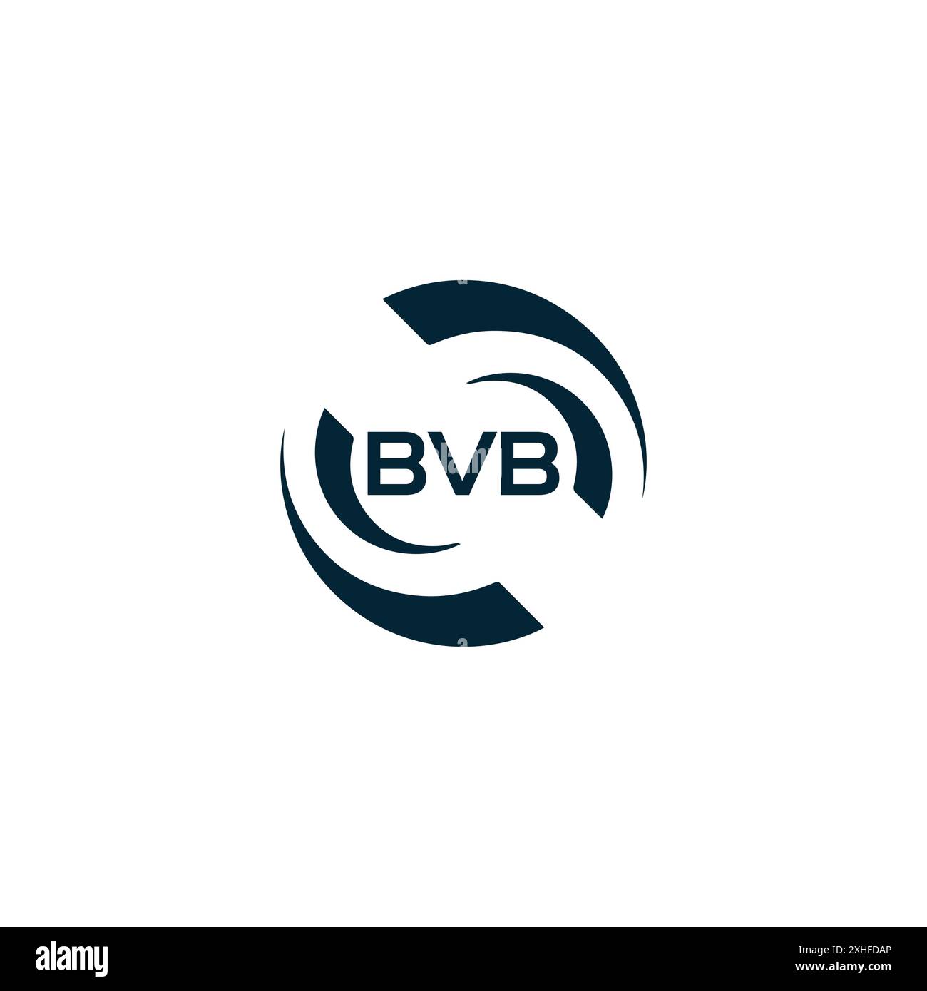 BVB logo. B V B design. White BVB letter. BVB, B V B letter logo design ...