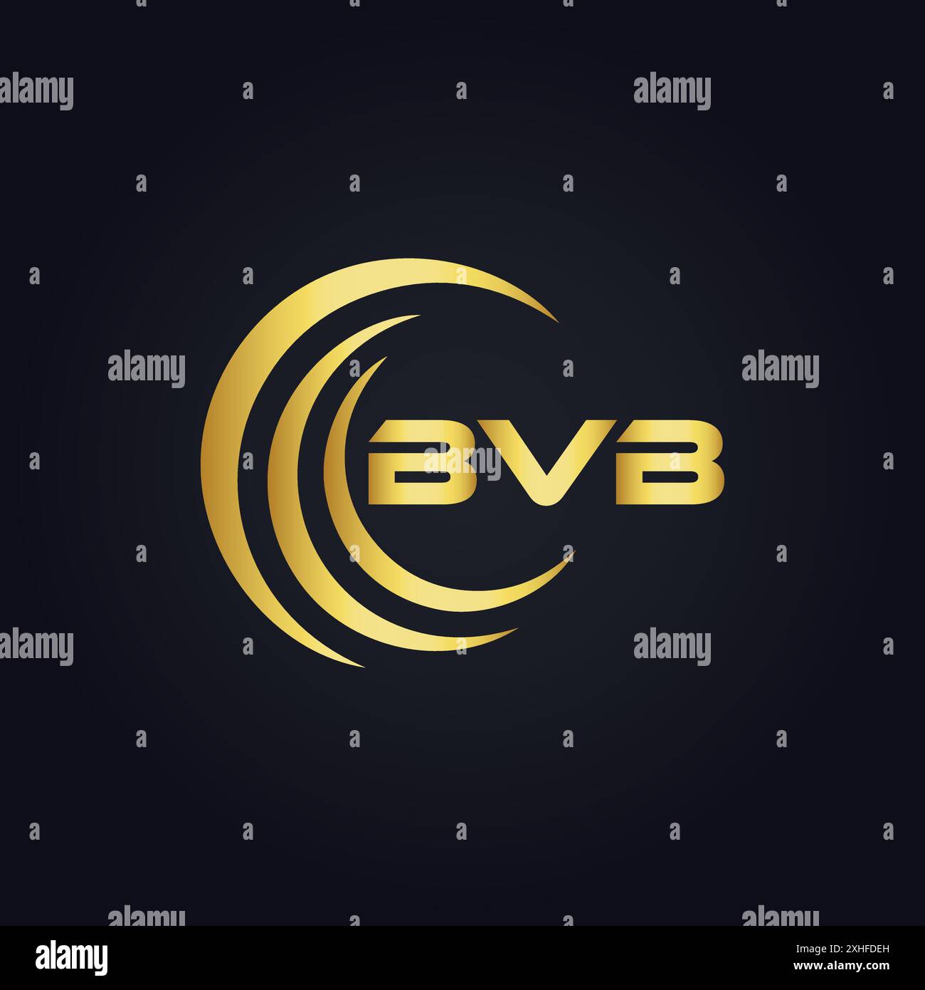 BVB logo. B V B design. White BVB letter. BVB, B V B letter logo design ...