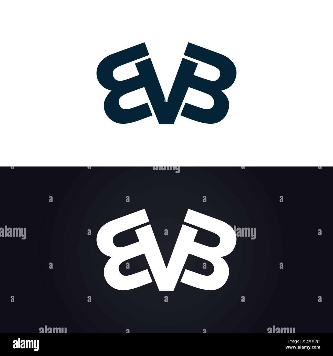 BVB logo. B V B design. White BVB letter. BVB, B V B letter logo design ...