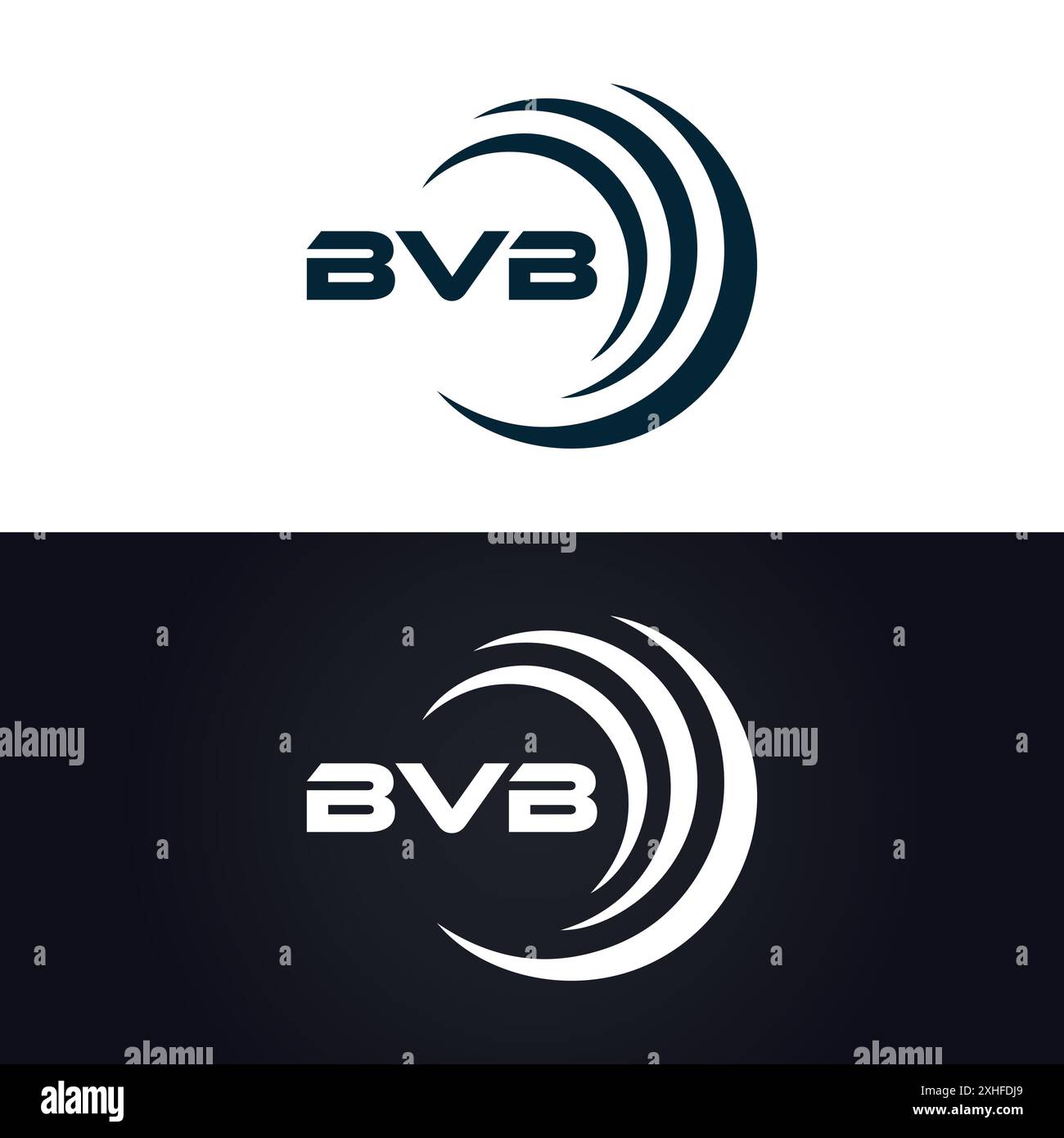 BVB logo. B V B design. White BVB letter. BVB, B V B letter logo design ...
