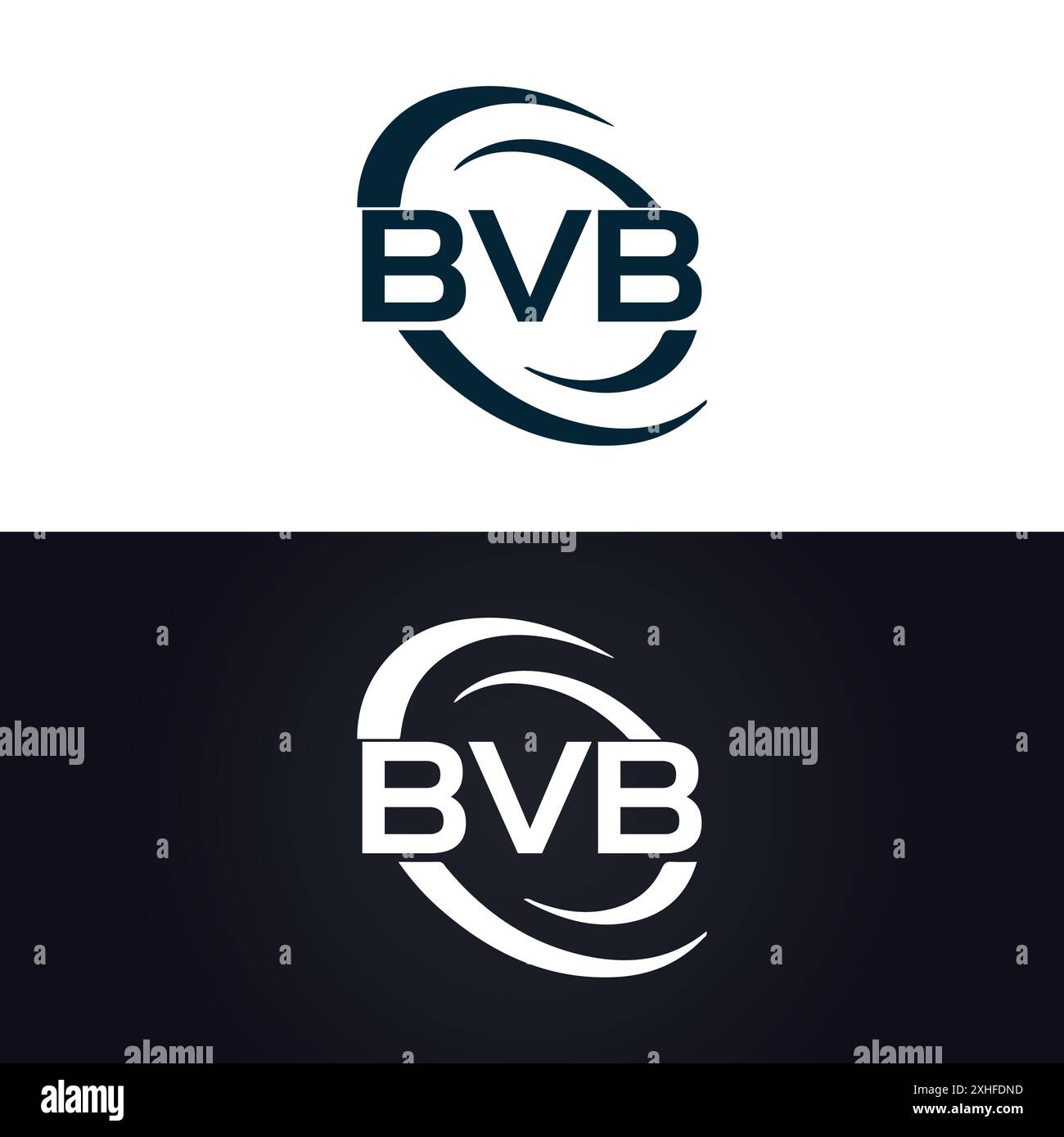 BVB logo. B V B design. White BVB letter. BVB, B V B letter logo design ...