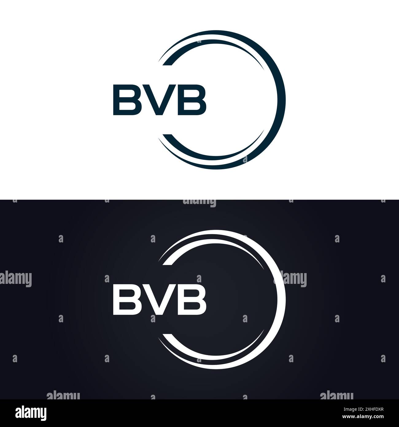 BVB logo. B V B design. White BVB letter. BVB, B V B letter logo design ...