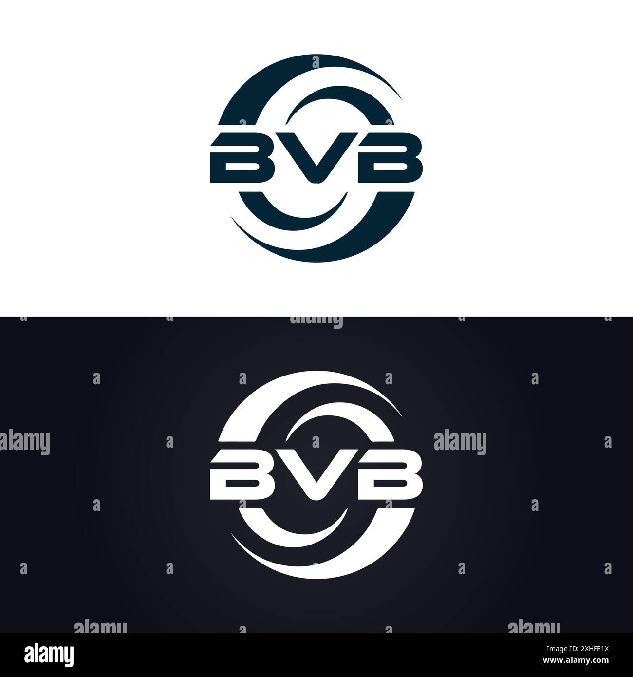 BVB logo. B V B design. White BVB letter. BVB, B V B letter logo design ...