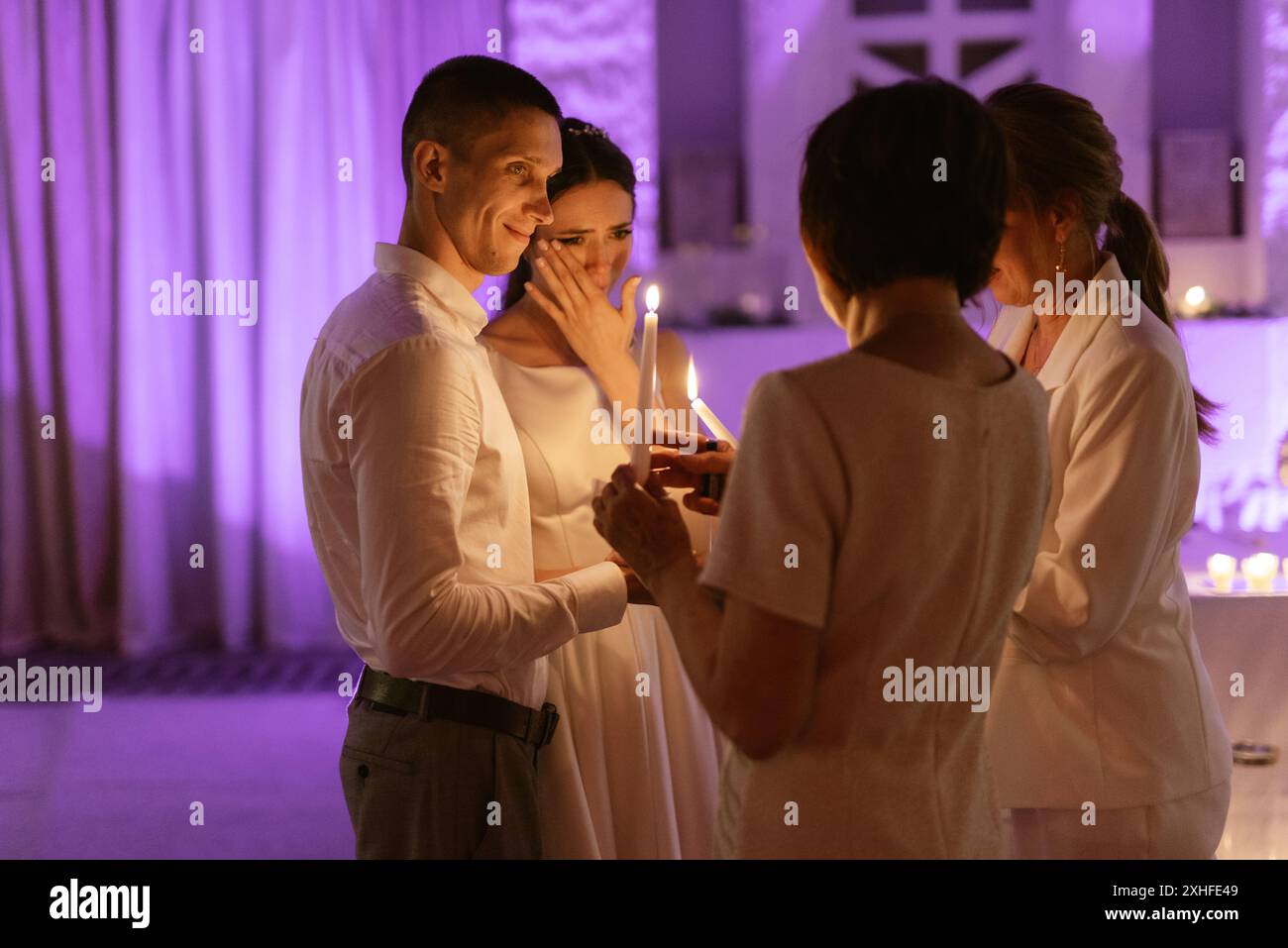 transfer of wedding fire with the help of candles from mothers to the ...