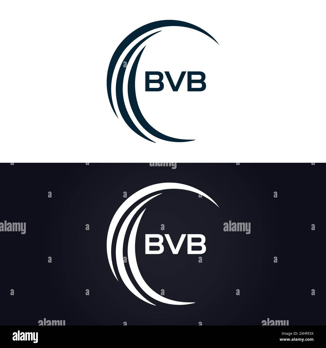BVB logo. B V B design. White BVB letter. BVB, B V B letter logo design ...
