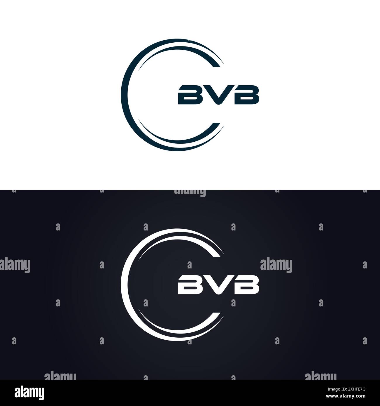 BVB logo. B V B design. White BVB letter. BVB, B V B letter logo design ...