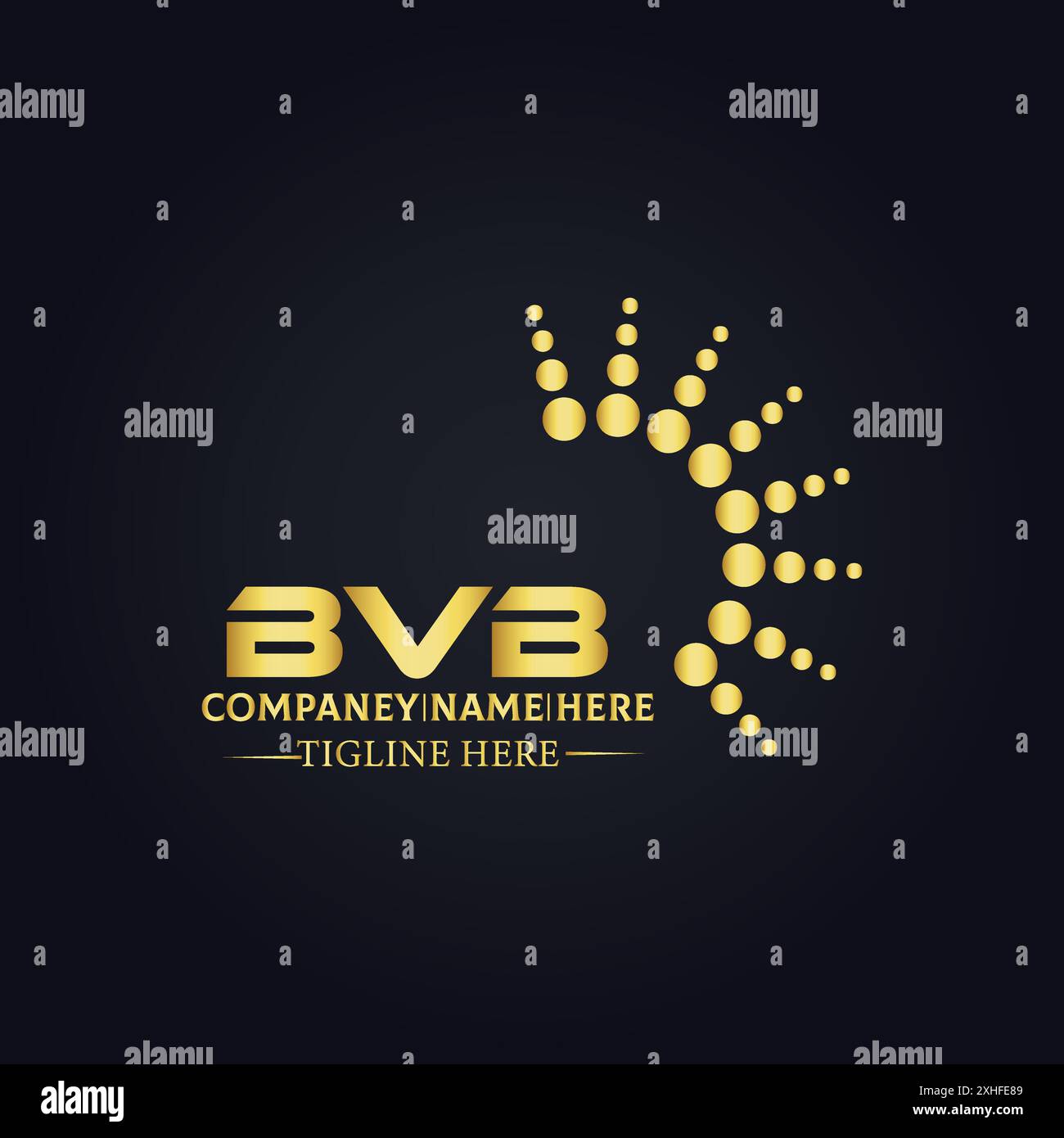 BVB logo. B V B design. White BVB letter. BVB, B V B letter logo design ...