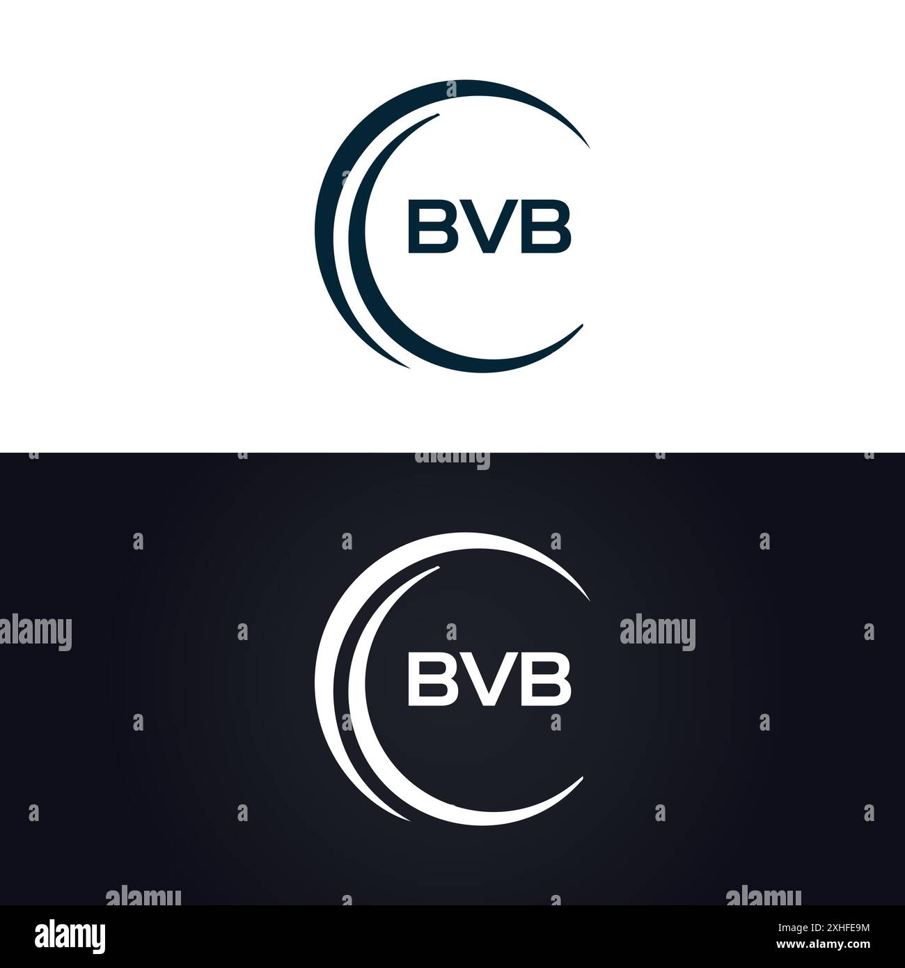 BVB logo. B V B design. White BVB letter. BVB, B V B letter logo design ...