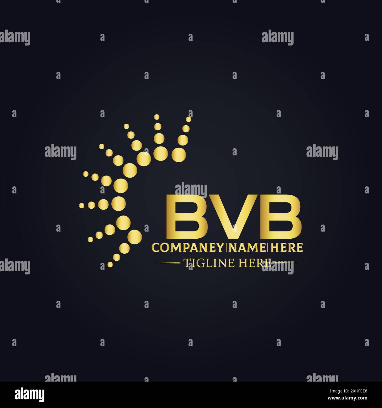 BVB logo. B V B design. White BVB letter. BVB, B V B letter logo design ...