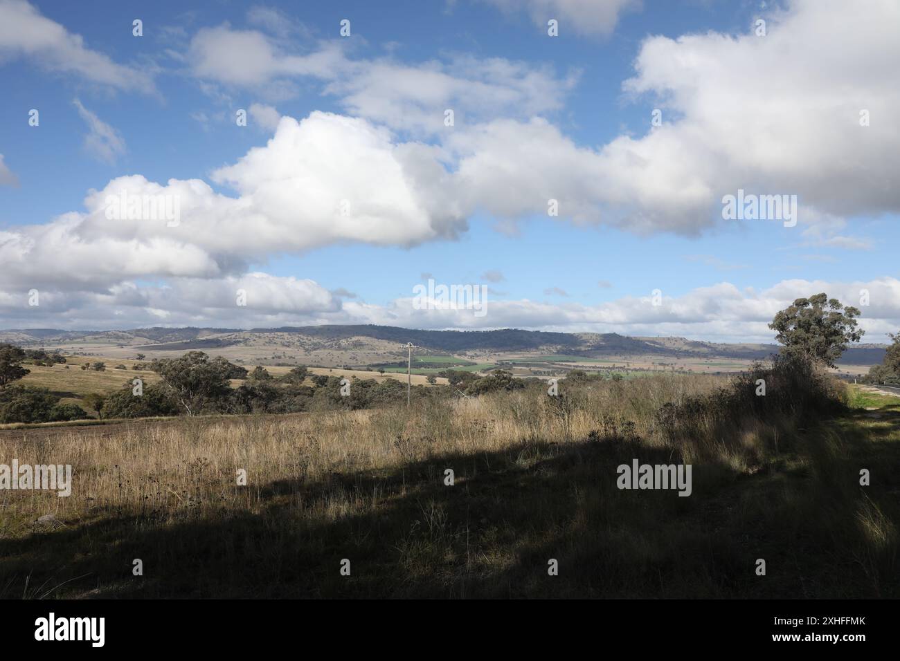 Countryside just outside the town of Coolah, NSW, Australia Stock Photo ...