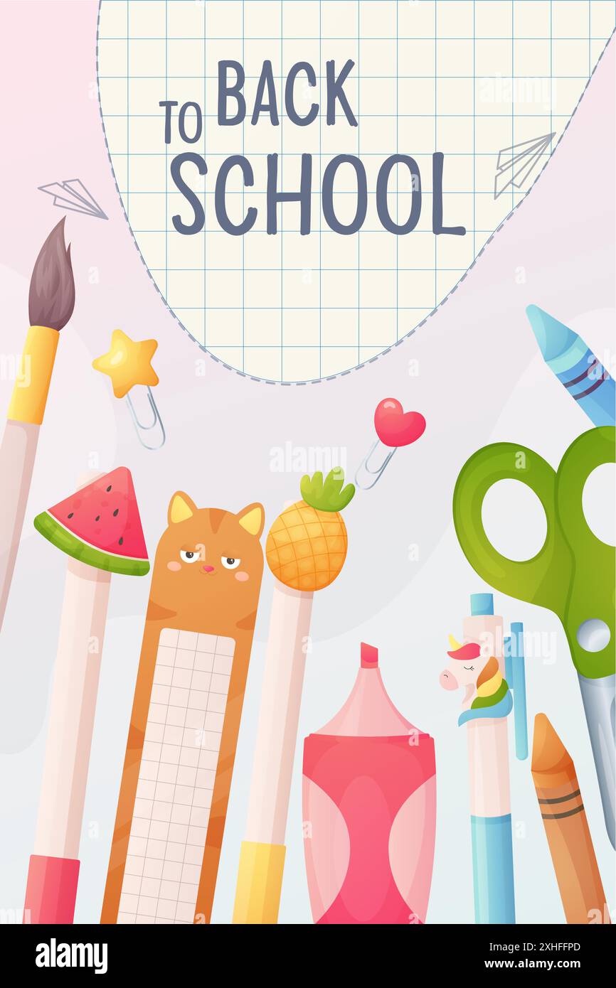 Kindergarten vector hi-res stock photography and images - Alamy