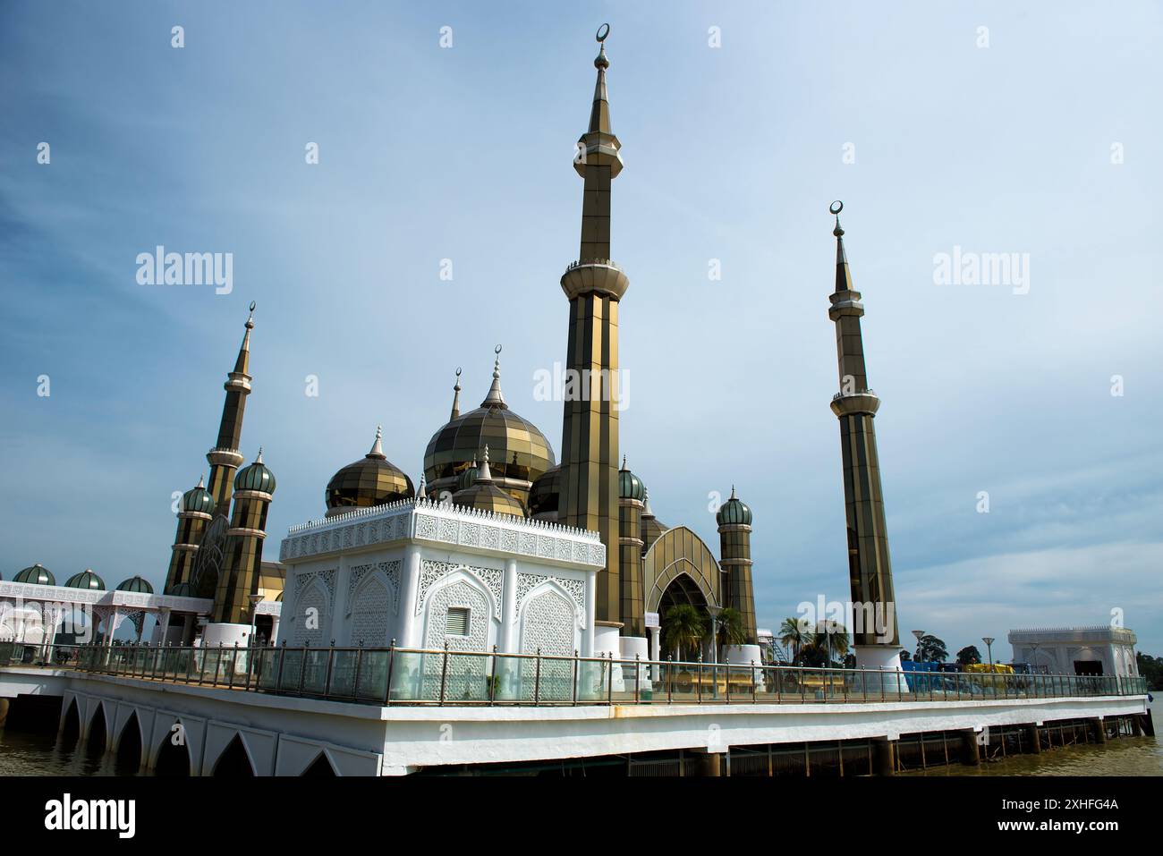 Crystal Mosque, Terengganu, Malaysia - A grand structure made of steel ...
