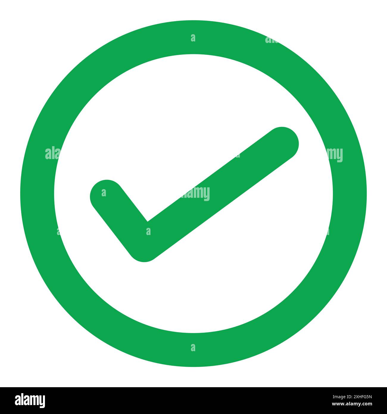 Check sign icon vector Stock Vector Images - Alamy