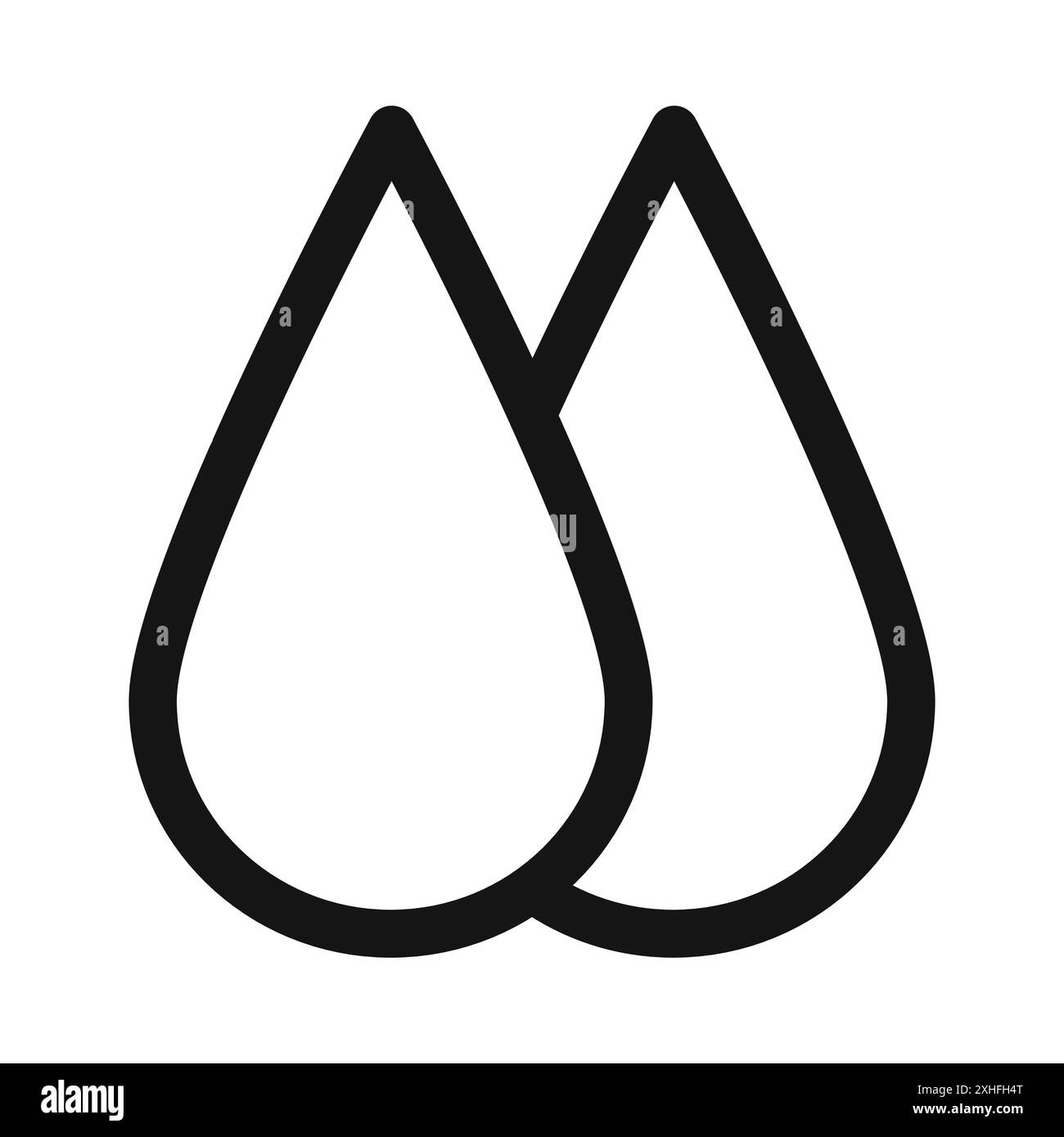 Skin care icon Vector symbol or sign set collection in black and white ...