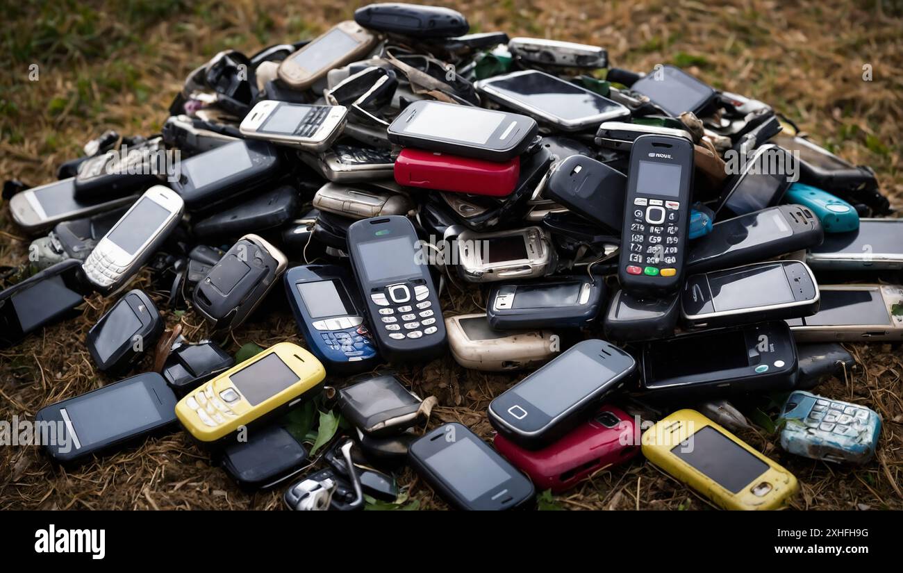 Old phone siemens hi-res stock photography and images - Alamy