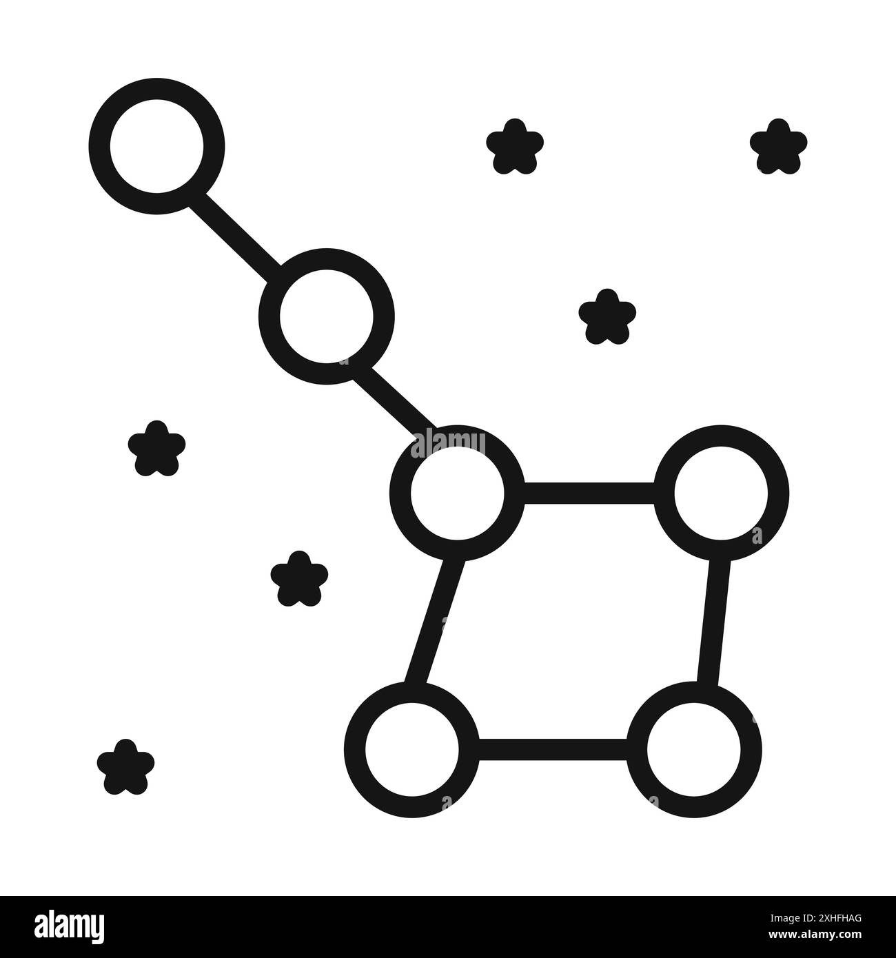 Ursa major star Black and White Stock Photos & Images - Alamy