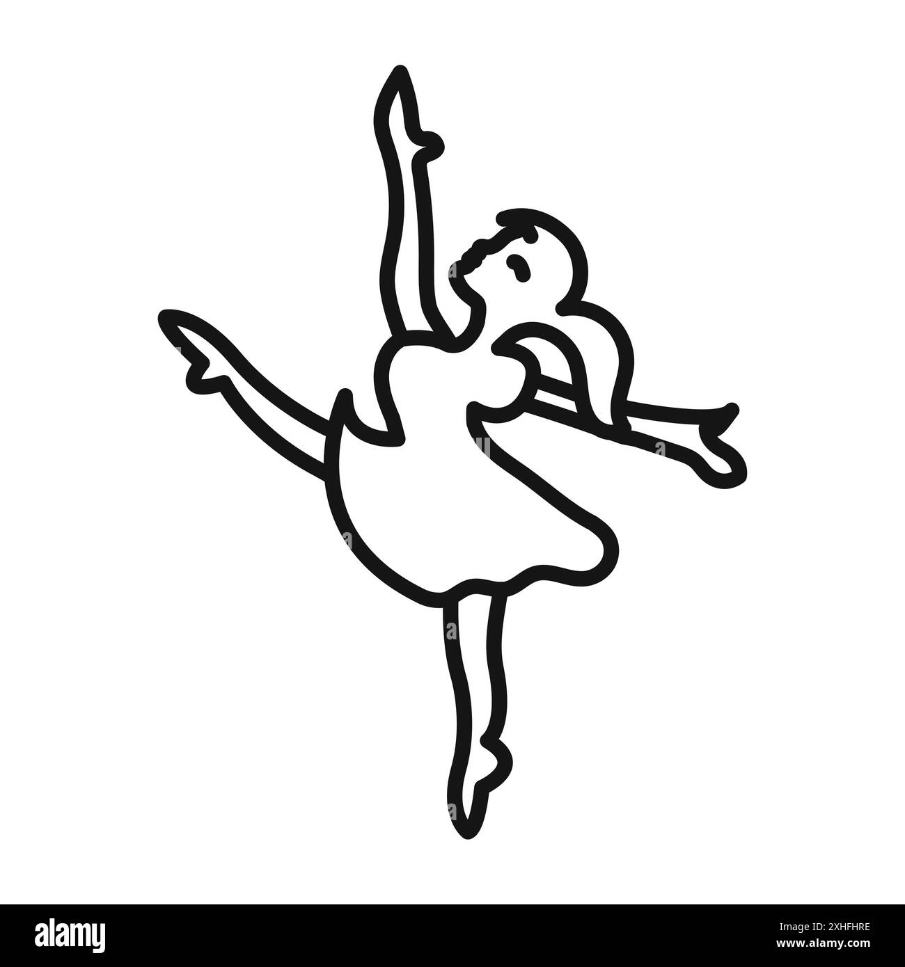 woman dancing icon Vector symbol or sign set collection in black and ...