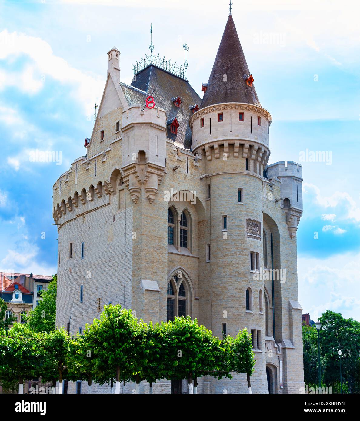 Brussels, Belgium - July 6, 2010 : The Halle Gate. Porte de Hal (French ...