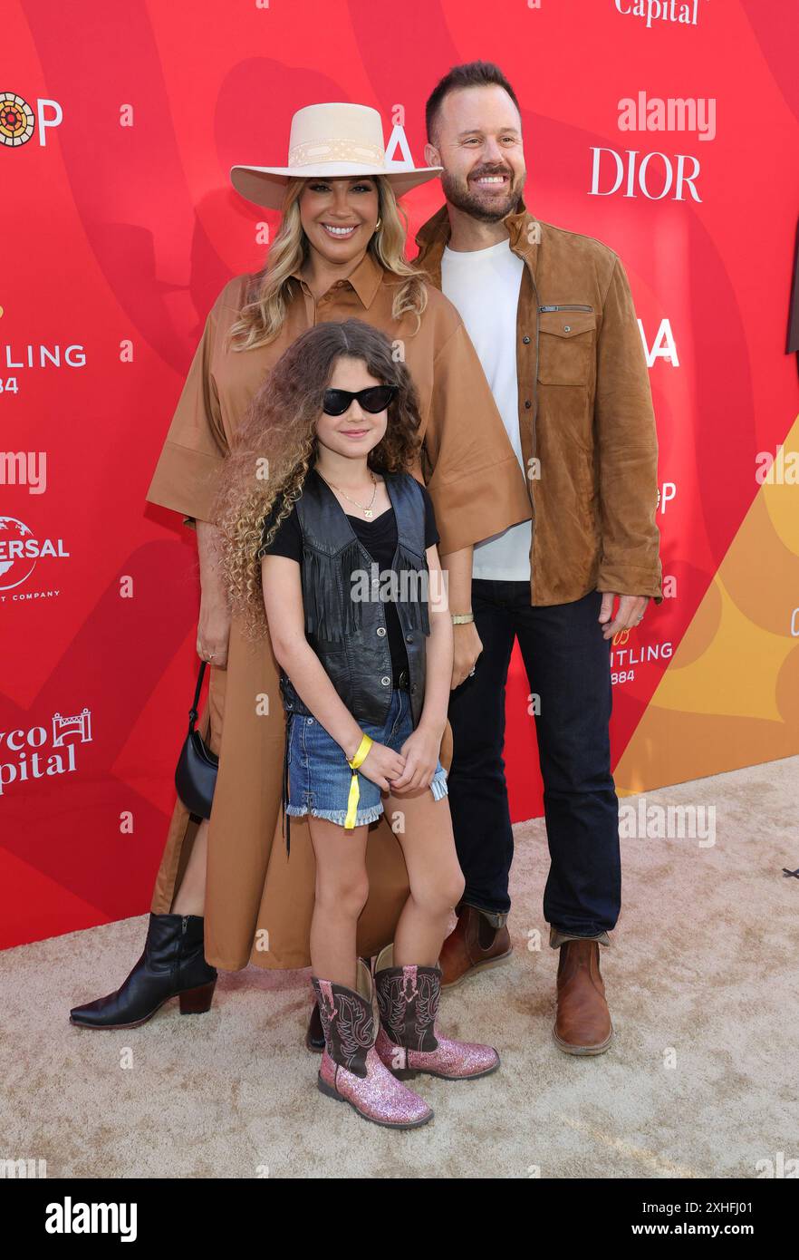 UNIVERSAL CITY, CA - JULY 13: Ashley Jay Sandberg, Justin Sandberg at ...
