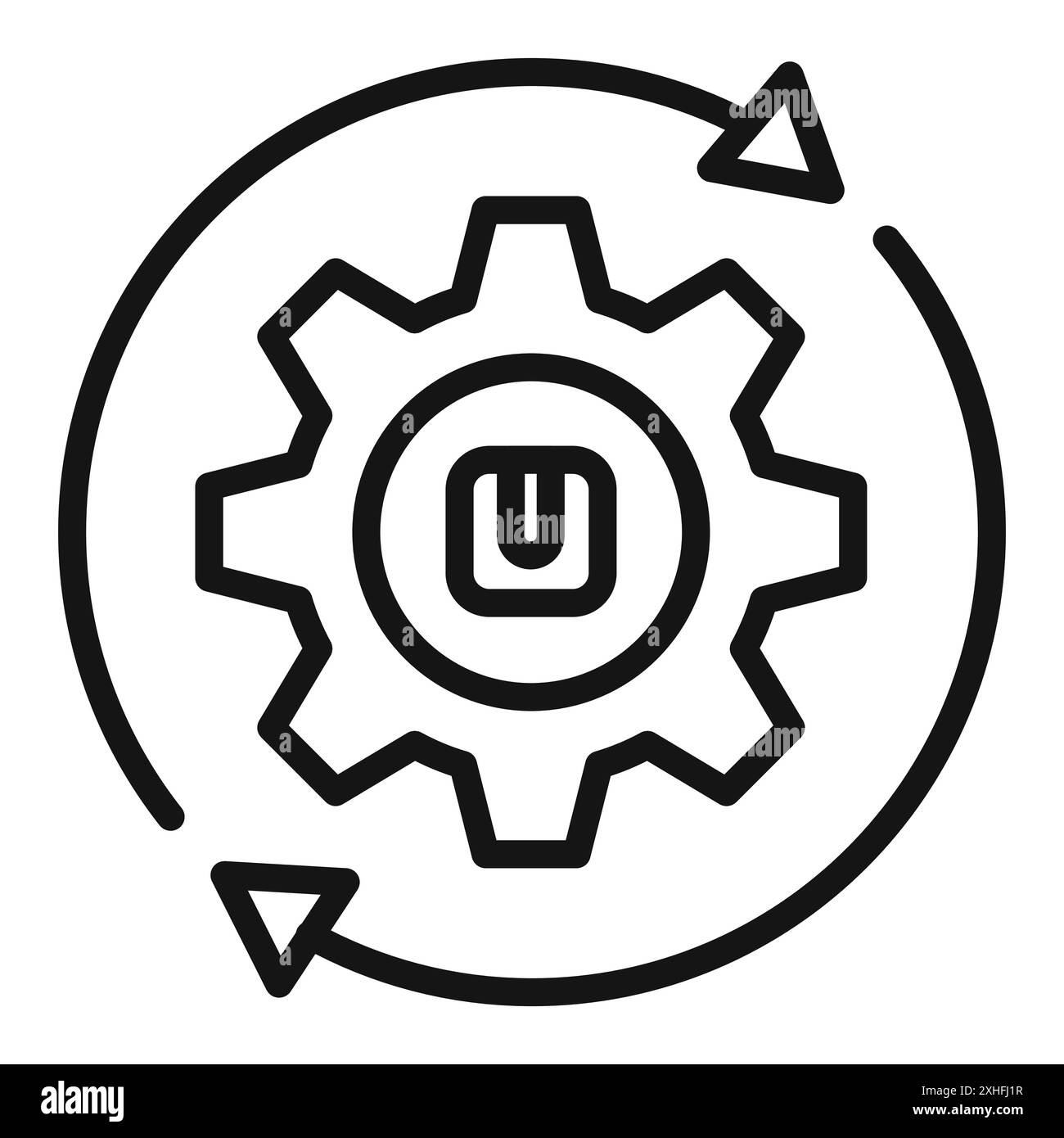 Supply chain icon Vector symbol or sign set collection in black and ...