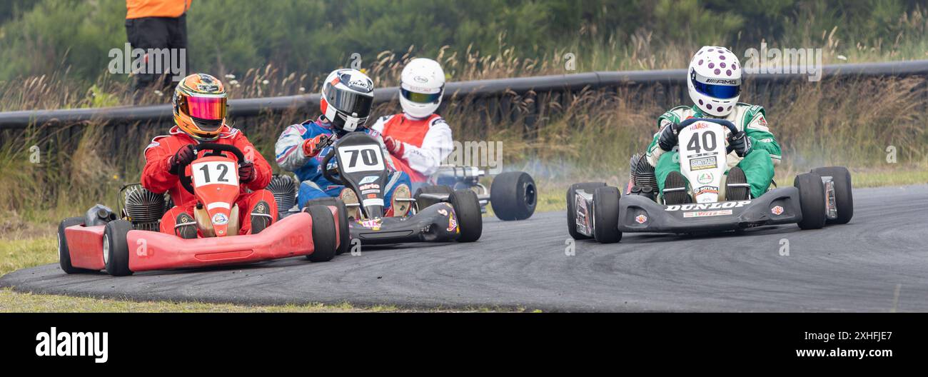 Group go kart drivers hi-res stock photography and images - Alamy