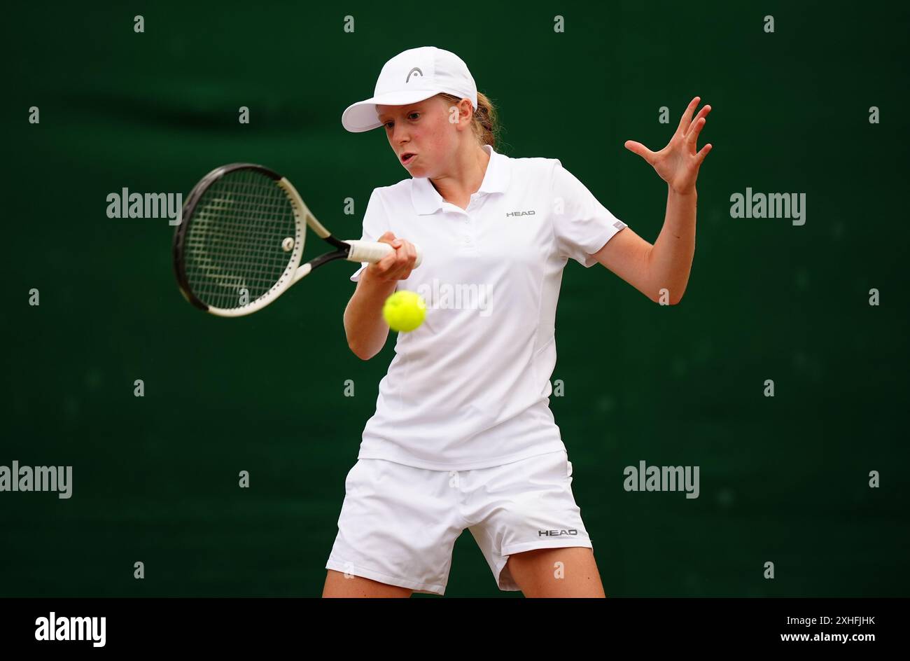 Daniella Britton on day fourteen of the 2024 Wimbledon Championships at ...