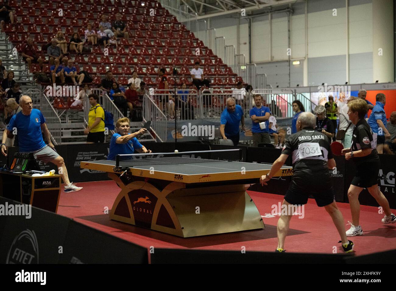 75 mixed doubles vice world champions David Sakai and Donna Sakai at ...