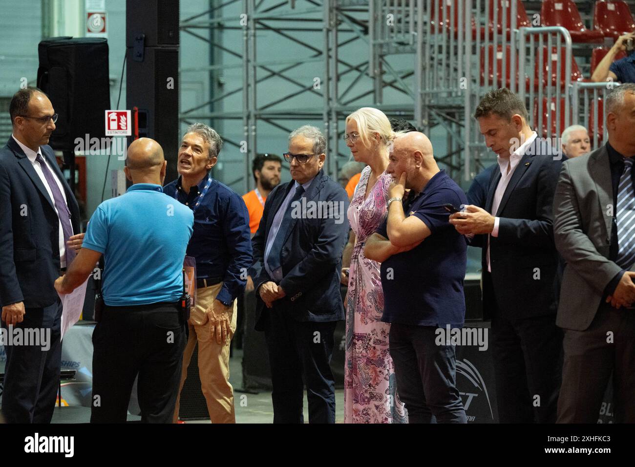 ITTF delegation at the award ceremony of the ITTF World Master Table ...