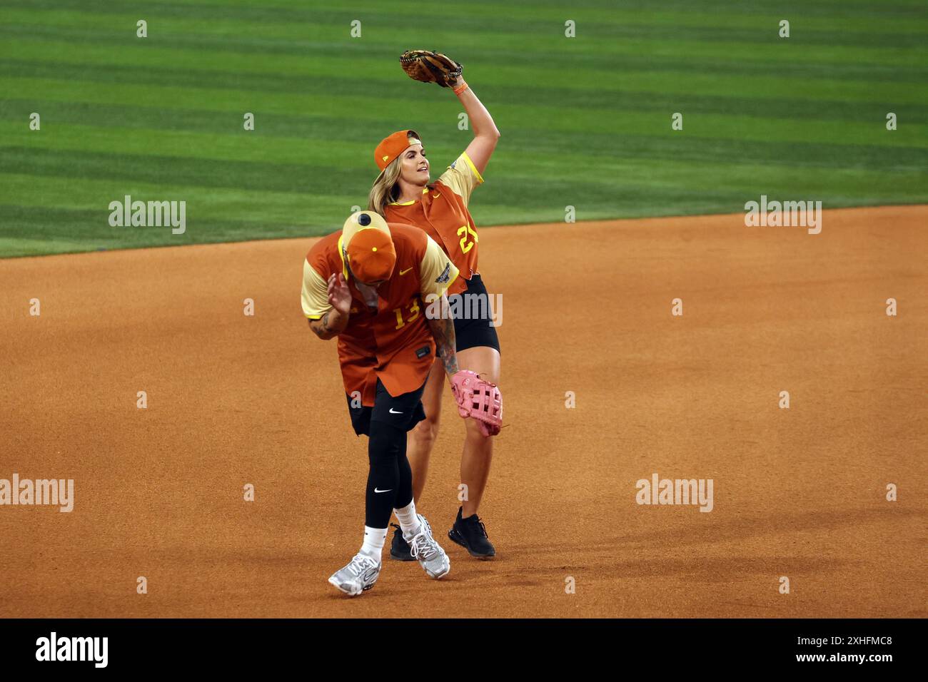 Arlington, TX, USA. 13th July, 2024. Jenna Bandy at the 2024 MLB All ...