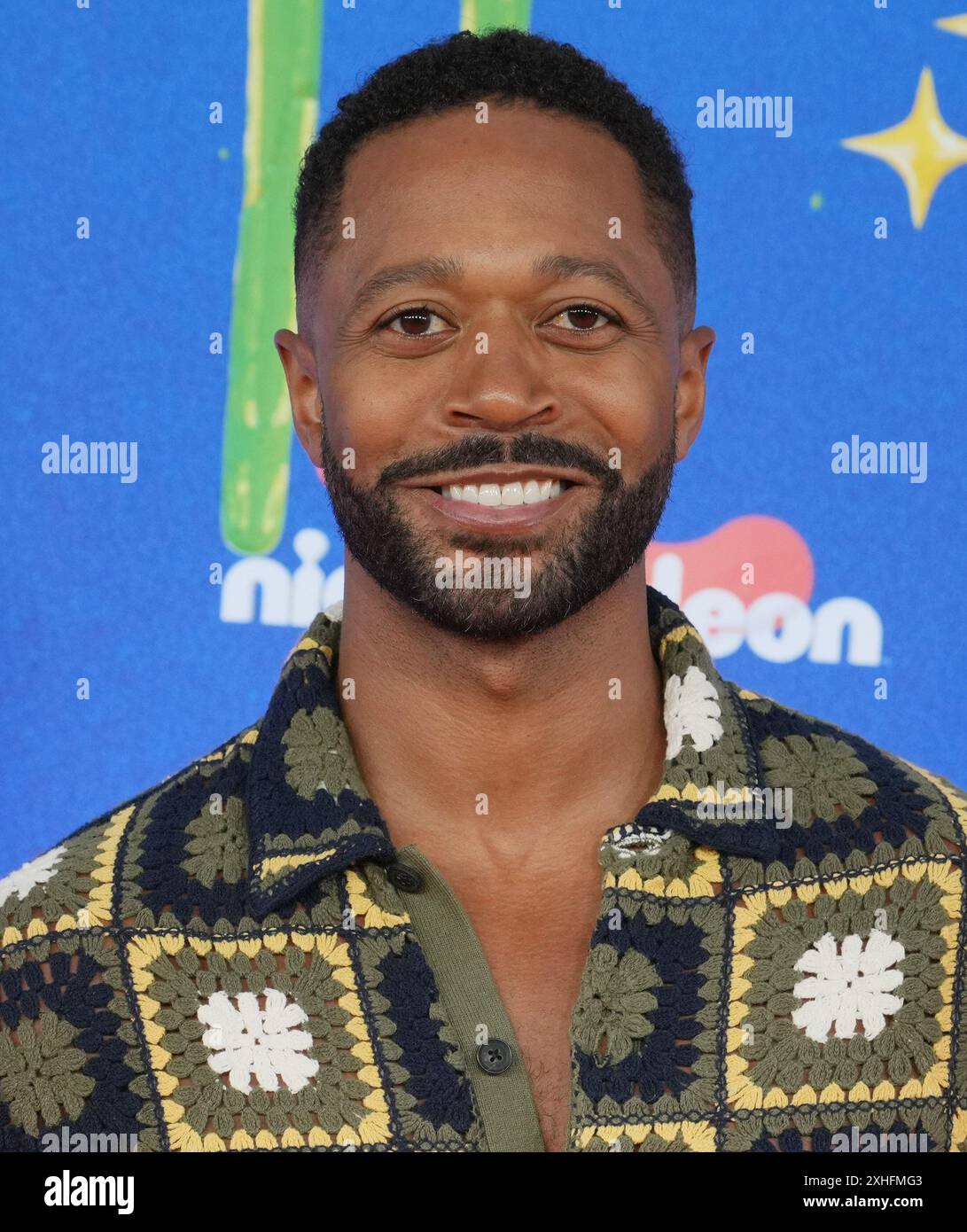 Los Angeles, USA. 13th July, 2024. Thomas Hobson arrives at the Nickelodeon Kids' Choice Awards ...