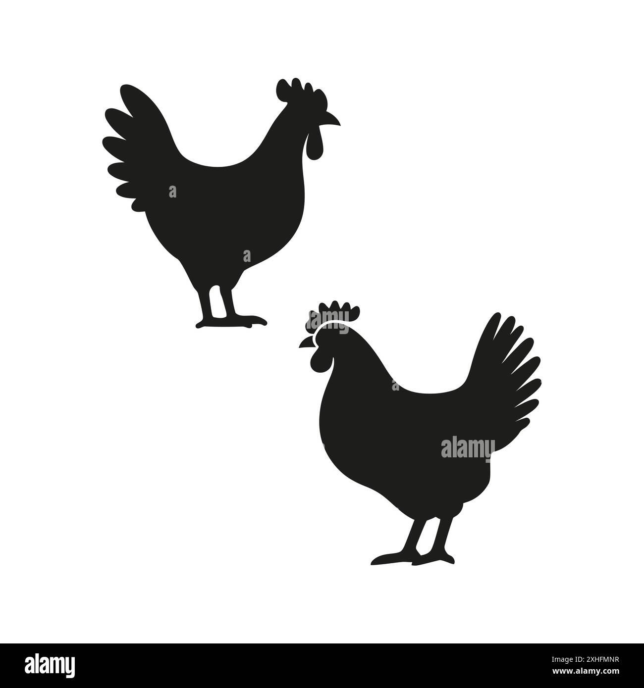 Hen rooster hi-res stock photography and images - Alamy