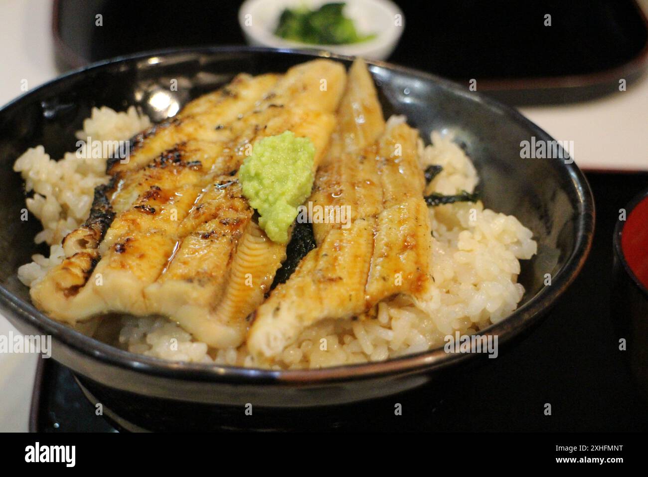 Conger eel rice bowl in Himeji, Japan Stock Photo - Alamy