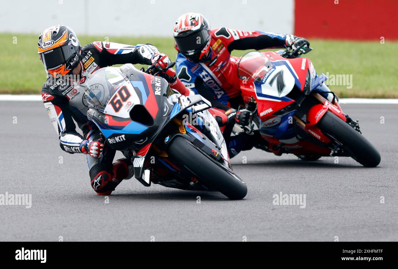 Michael Van Der Mark (ROKiT BMW Motorrad WorldSBK Team) and Iker ...