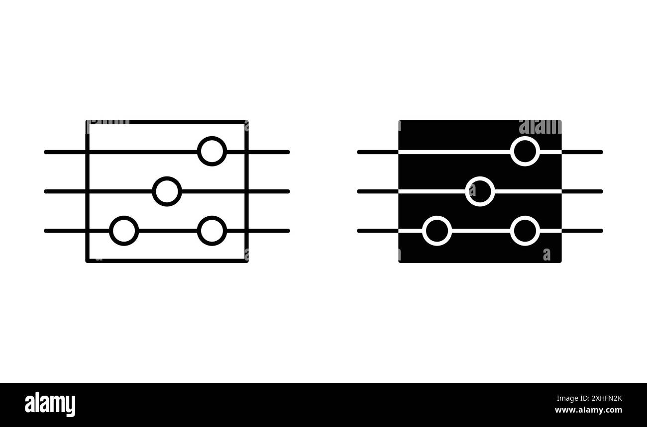 Go game icon Vector symbol or sign set collection in black and white ...