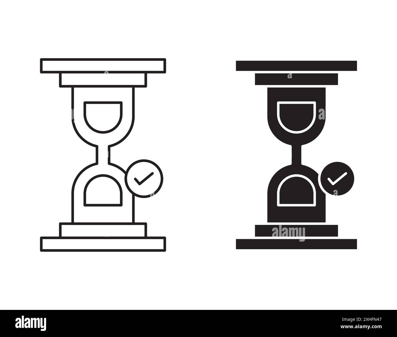 Early access icon Black line art vector in black and white outline set collection sign Stock ...