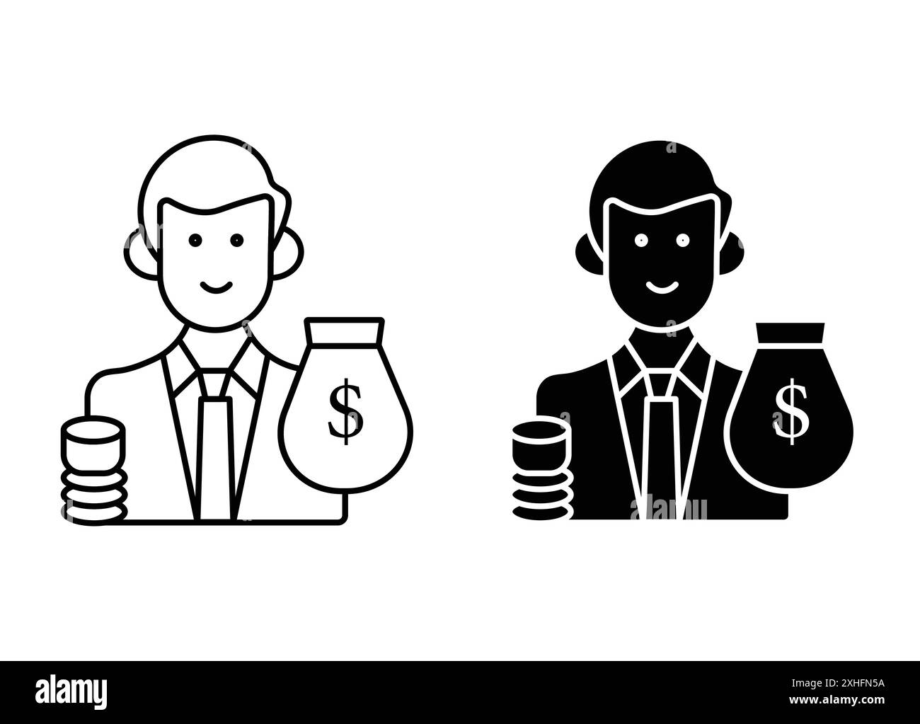 Grant silhouette vector vectors Cut Out Stock Images & Pictures - Alamy