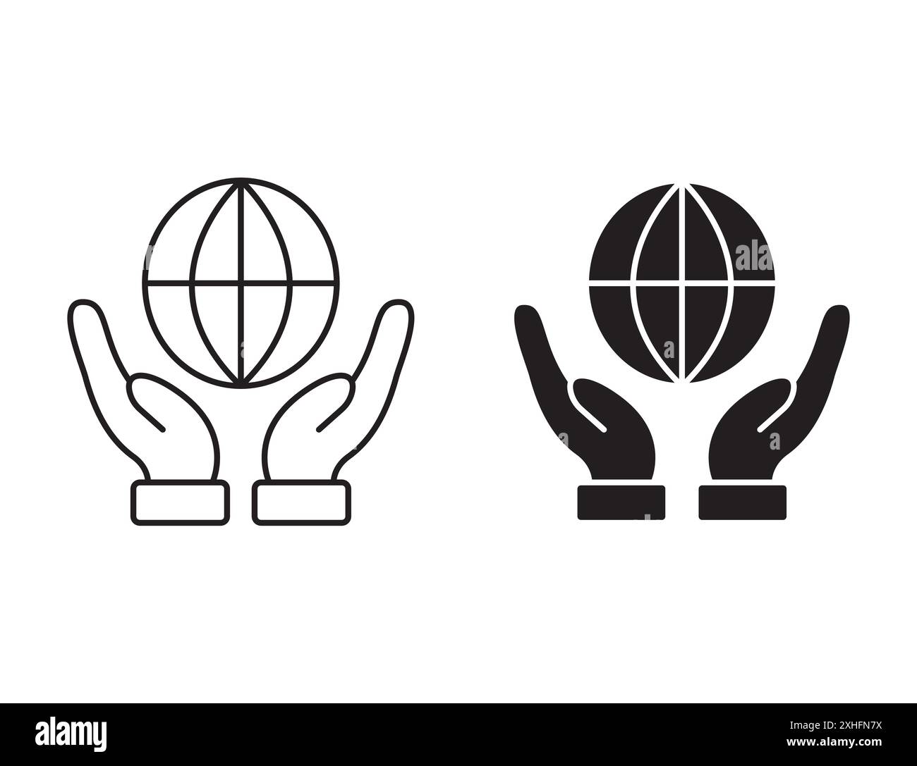 Save the world vector vectors Cut Out Stock Images & Pictures - Alamy