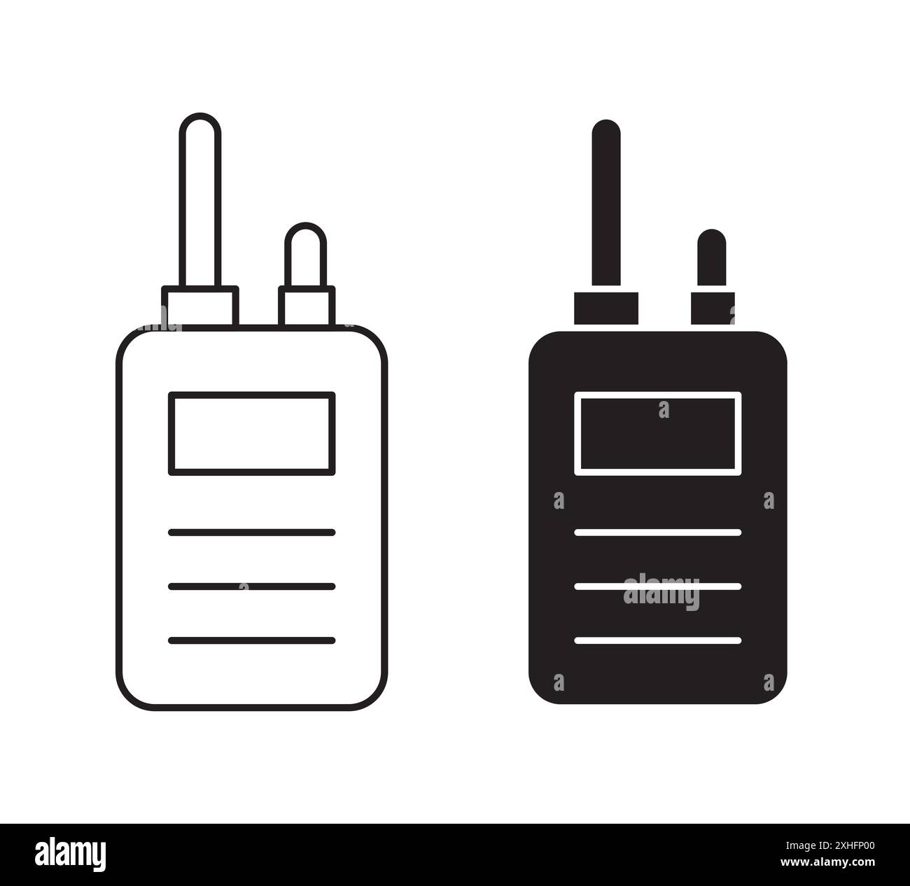 Walkie talkie vector vector vectors hi-res stock photography and images ...