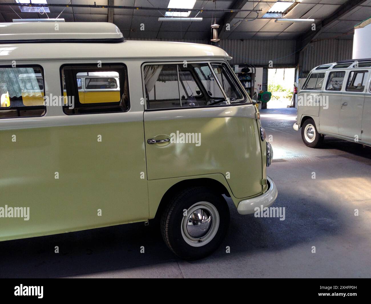 Classic Volkswagen ( VW ) camper vans Stock Photo - Alamy