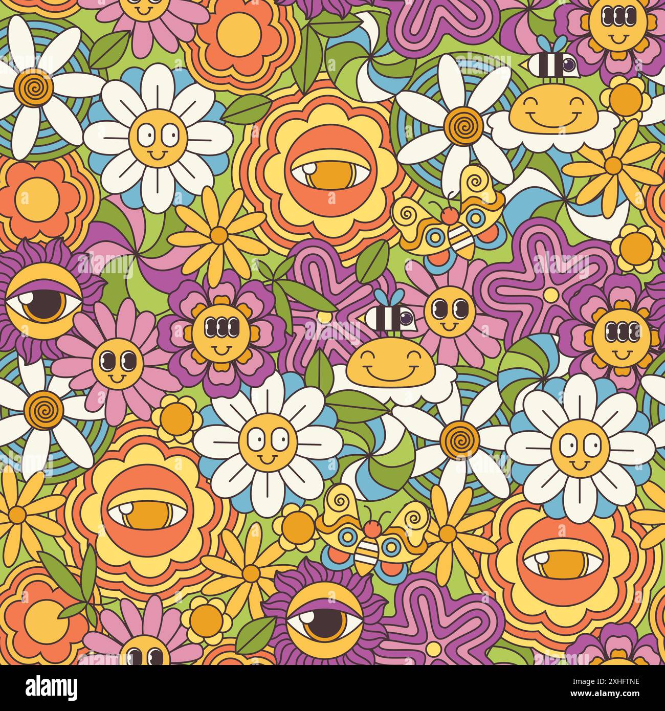 Crazy cartoon eyes hi-res stock photography and images - Alamy