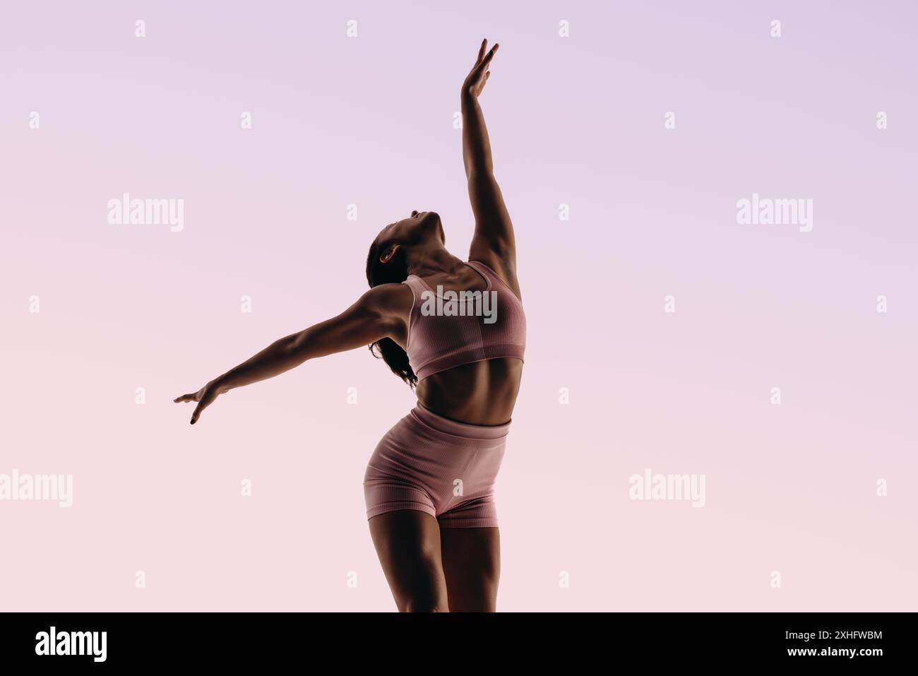 Talented dancer's technique and artistry shining through as she ...