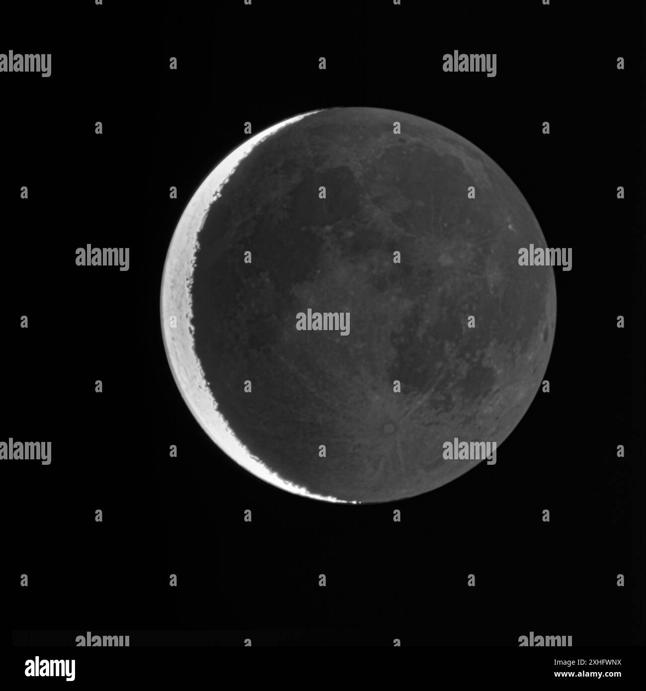 White side moon Black and White Stock Photos & Images - Alamy