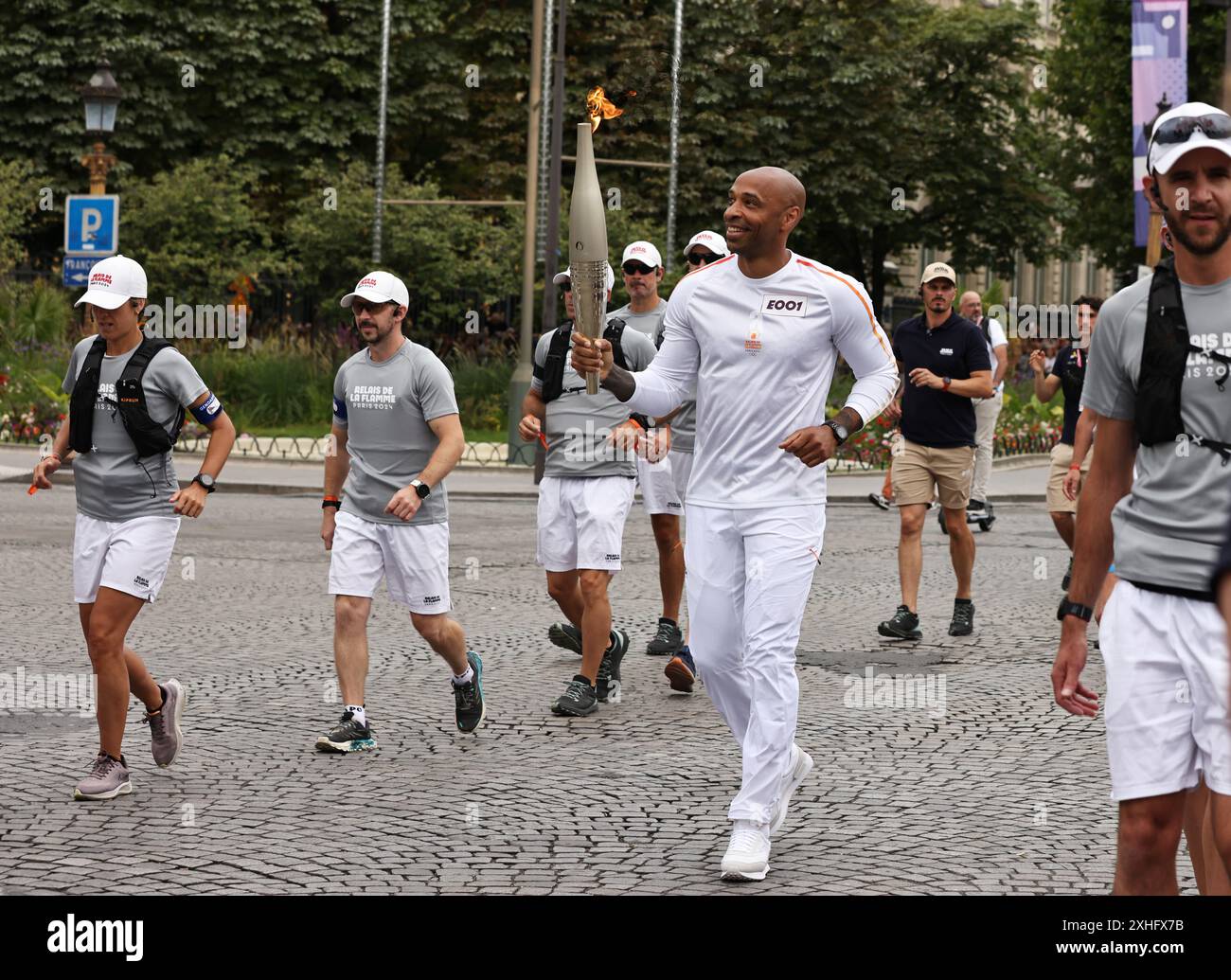 Paris, France. 14th July, 2024. French football Olympics 2024 coach ...