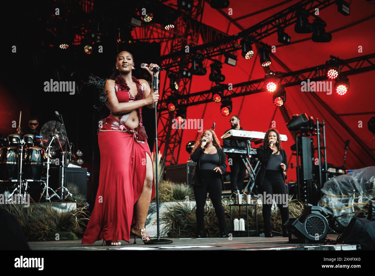 Roskilde, Denmark. 06th, July 2024. The Nigerian singer and songwriter ...