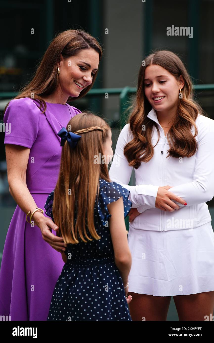 The Princess of Wales and Princess Charlotte meeting Flora Johnson on ...