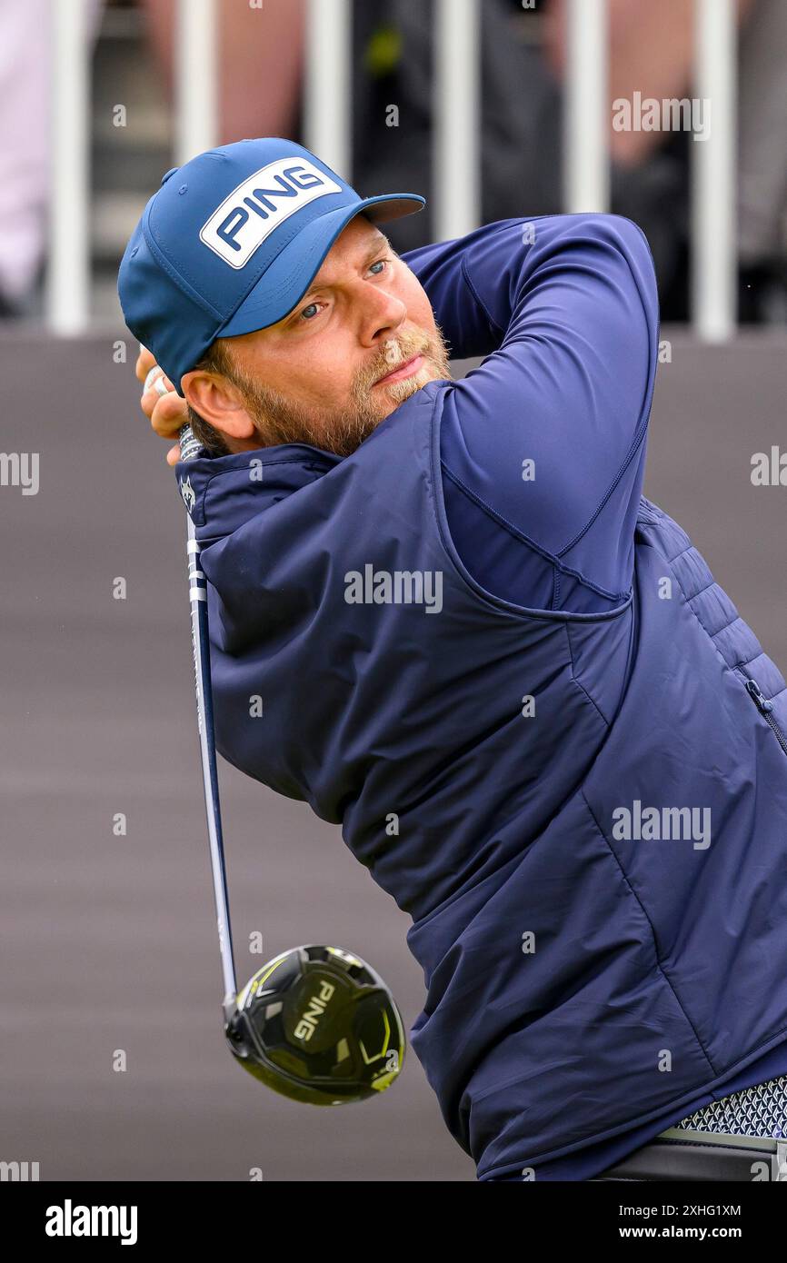 Daniel Brown on the 1st hole during day four of the Genesis Scottish ...