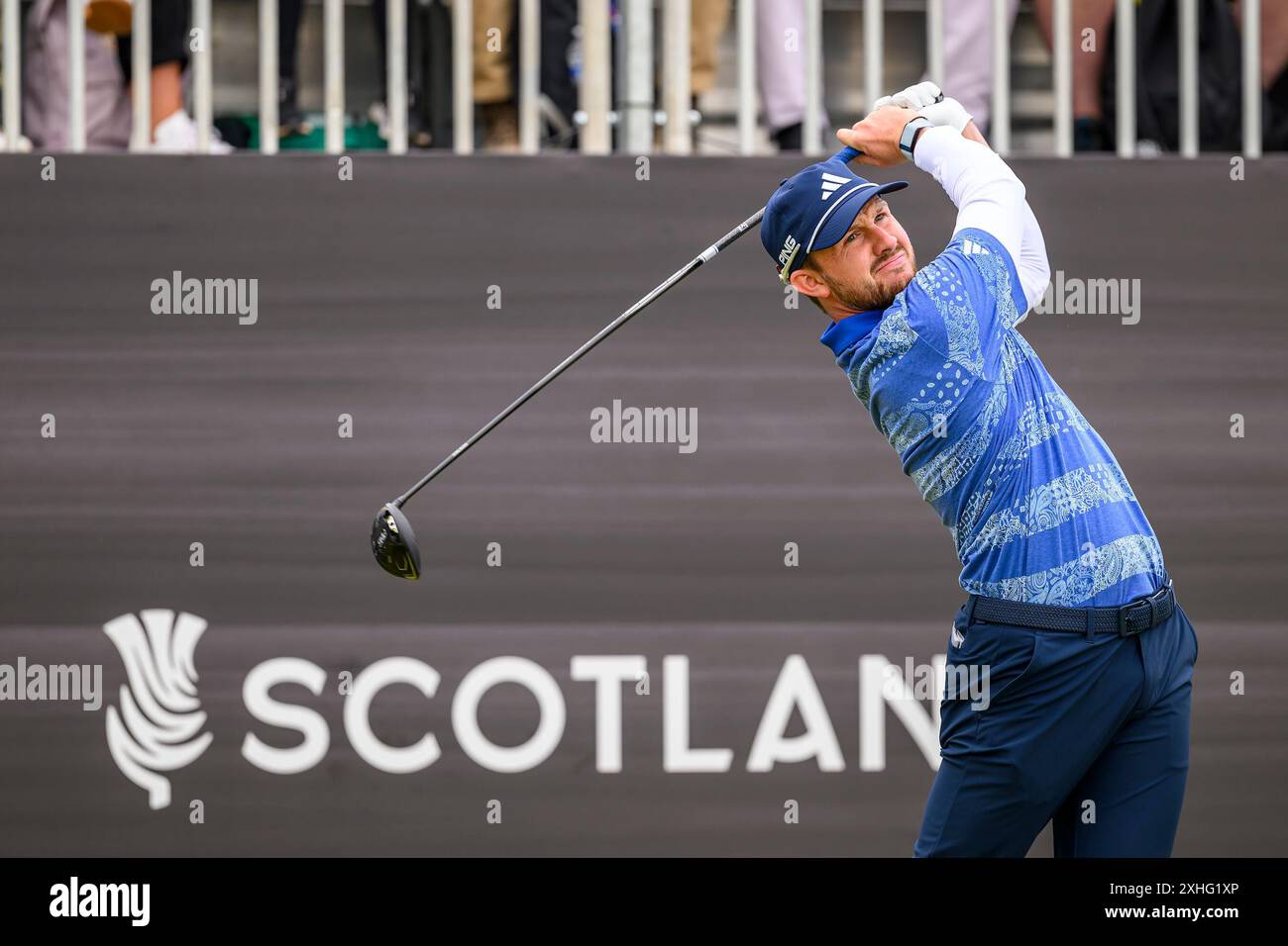 Connor Syme on the 1st hole during day four of the Genesis Scottish ...